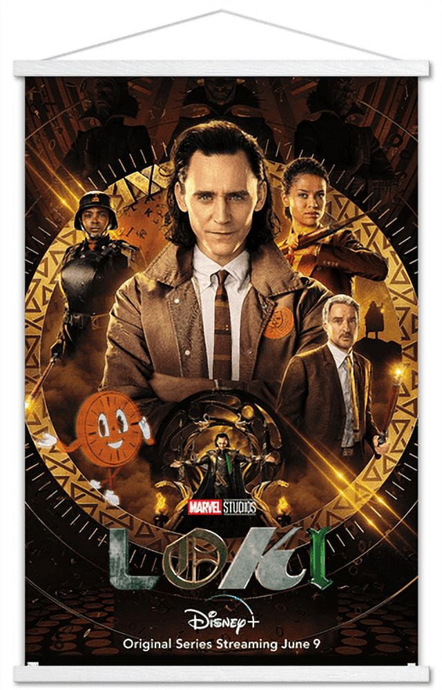 Marvel Loki - One Sheet Wall Poster with Magnetic Frame, 22.375" x 34" - Walmart.com