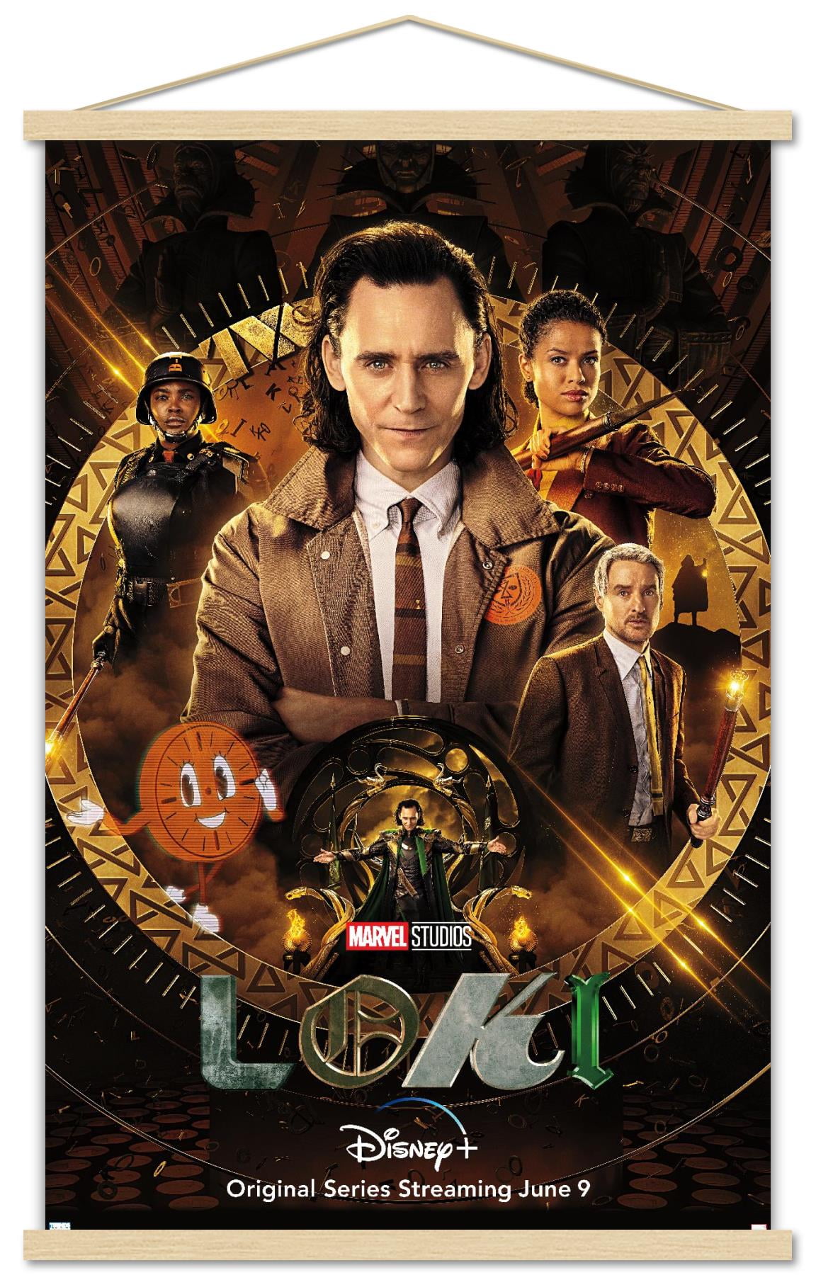 Marvel Loki - One Sheet Wall Poster with Magnetic Frame, 22.375" x 34 ...