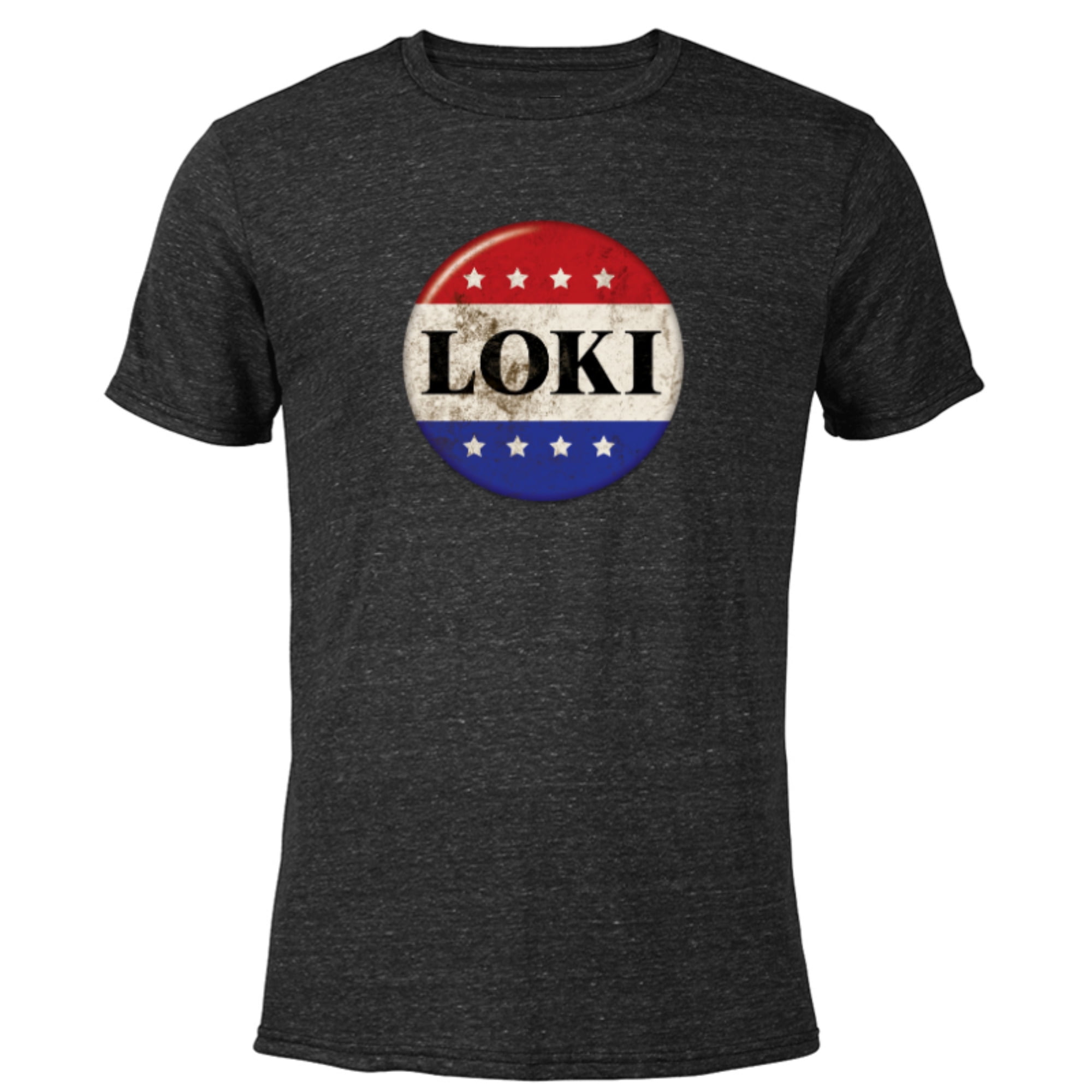 Marvel Loki President Loki Button - Short Sleeve Blended T-Shirt for ...