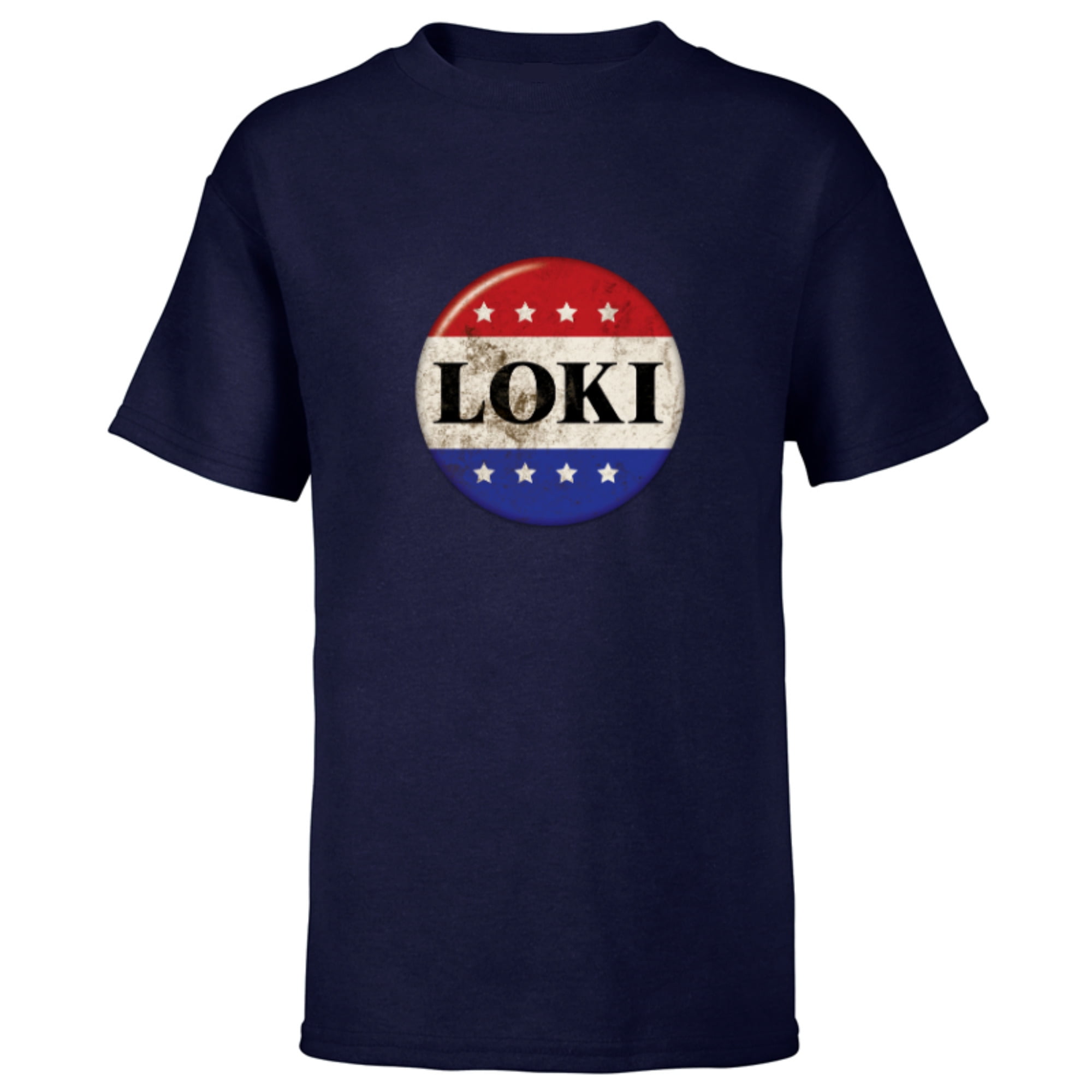 Marvel Loki President Loki Button - Short Sleeve T-Shirt for Kids ...