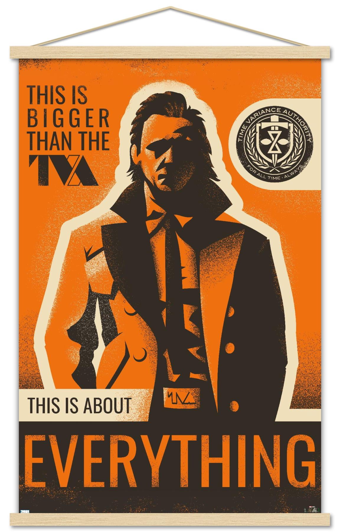 Marvel Loki: Season 2 - Loki Everything Wall Poster with Magnetic Frame ...