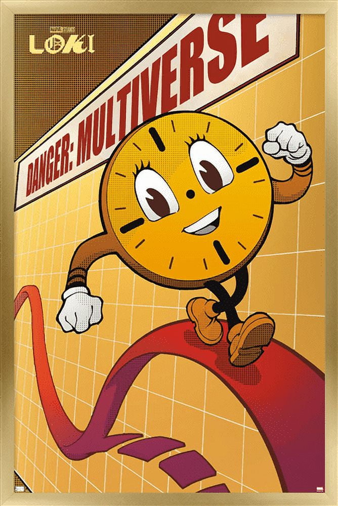 Marvel Loki: Season 2 - Miss Minutes Danger: Multiverse Wall Poster, 22 ...