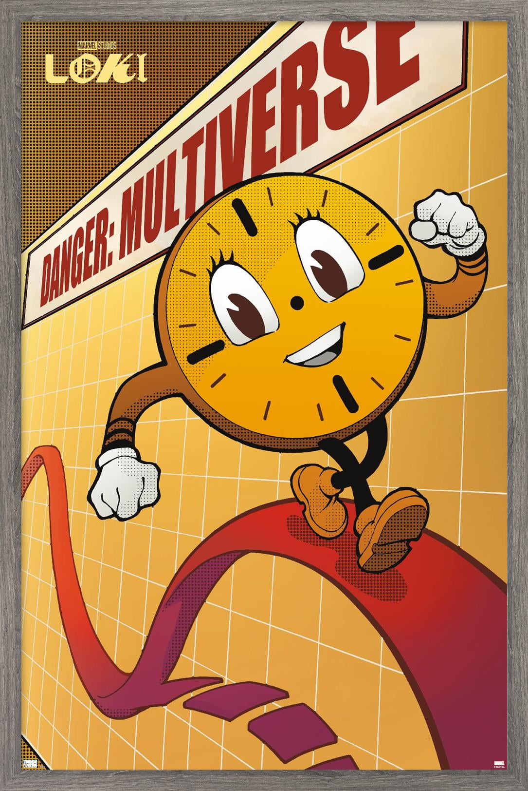 Marvel Loki: Season 2 - Miss Minutes Danger: Multiverse Wall Poster, 22 ...