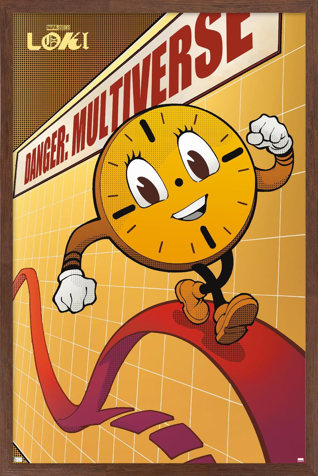 Marvel Loki: Season 2 - Miss Minutes Danger: Multiverse Wall Poster, 22 ...