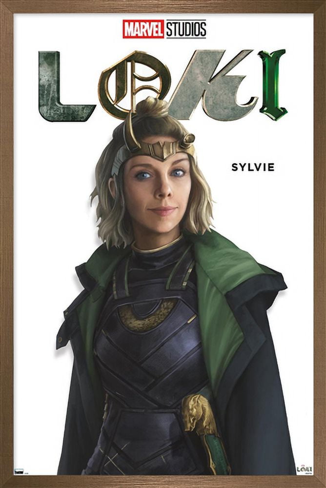 Marvel Loki Sylvie Feature Series Wall Poster 14725 X 22375 Framed