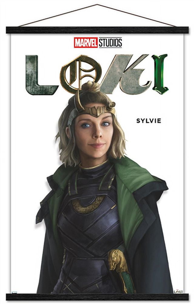 Marvel Loki - Sylvie Feature Series Wall Poster with Magnetic Frame, 22.375" x 34" - Walmart.com