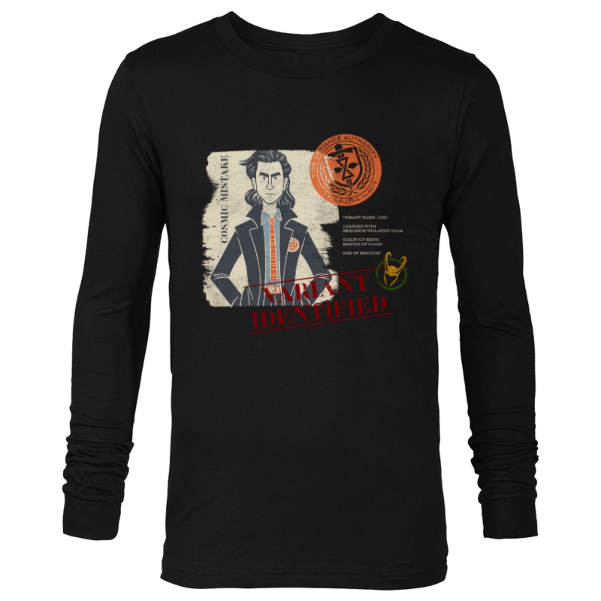 Marvel Loki TVA File Variant Identified - Long Sleeve T-Shirt for Men ...