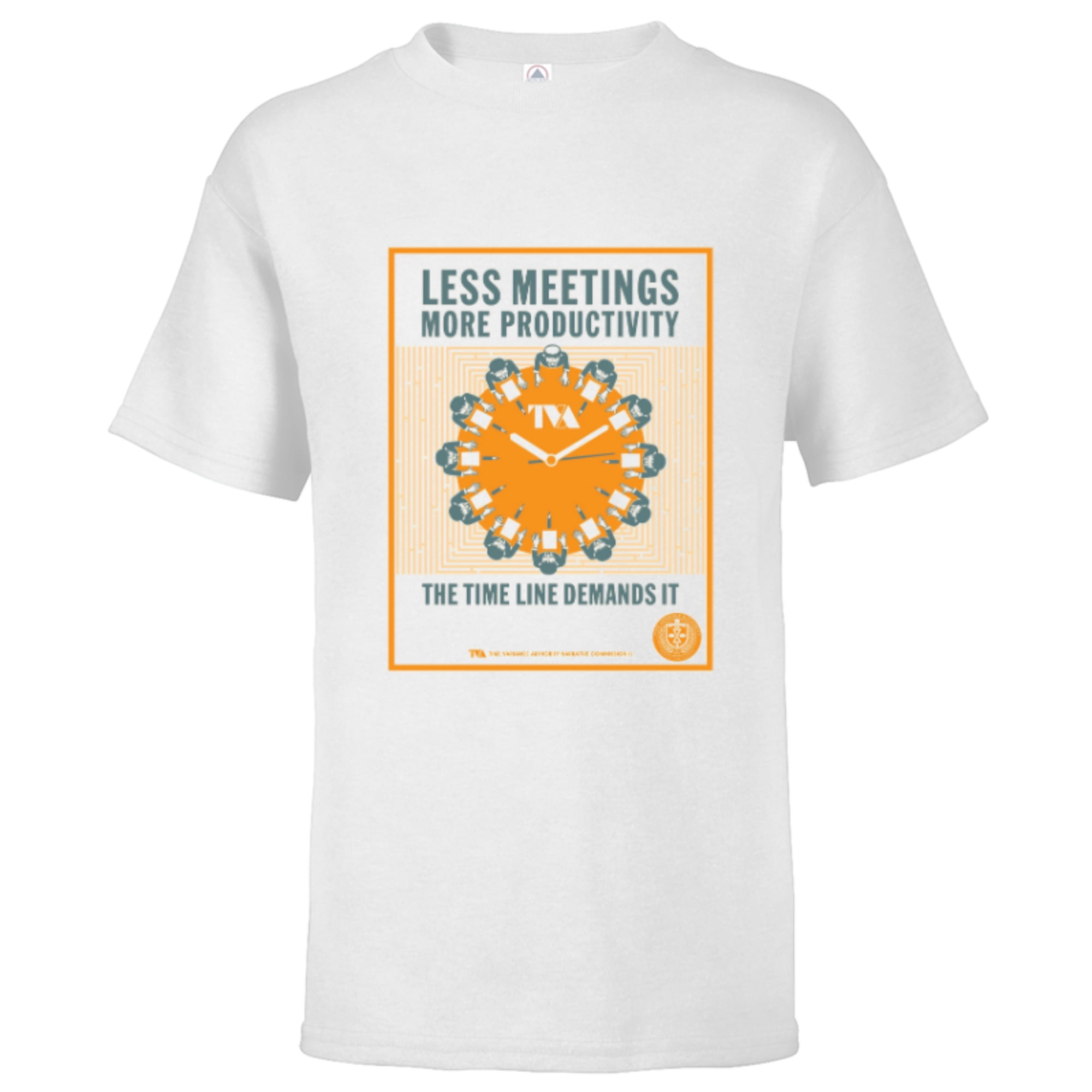 Marvel Loki TVA Less Meetings More Productivity - Short Sleeve T-Shirt ...