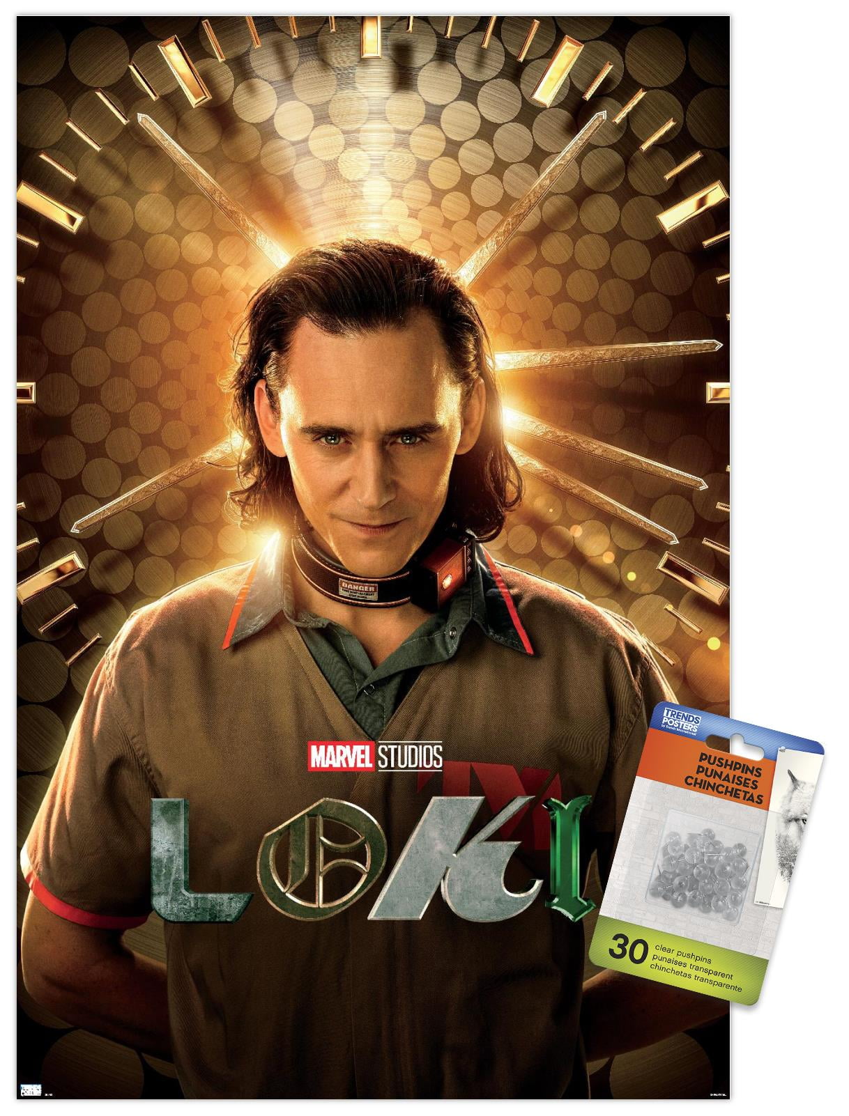 Marvel Loki - Teaser Wall Poster with Pushpins, 14.725" x 22.375 ...