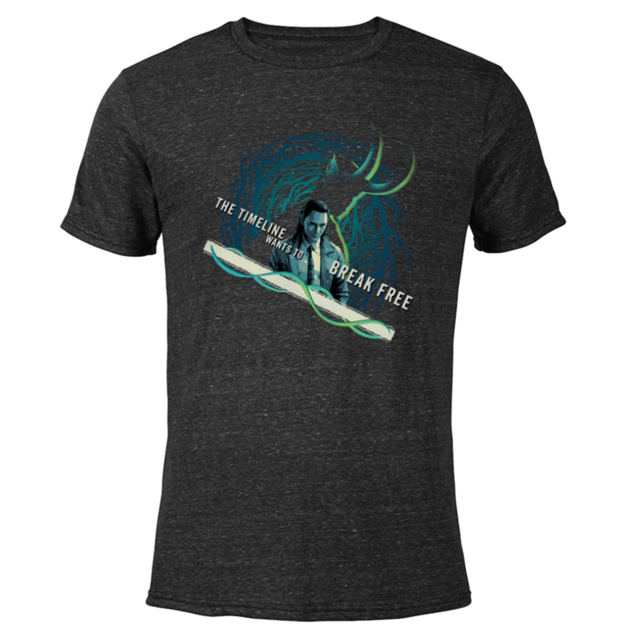 Marvel Loki The Timeline Wants to Break Free - Short Sleeve Blended T ...