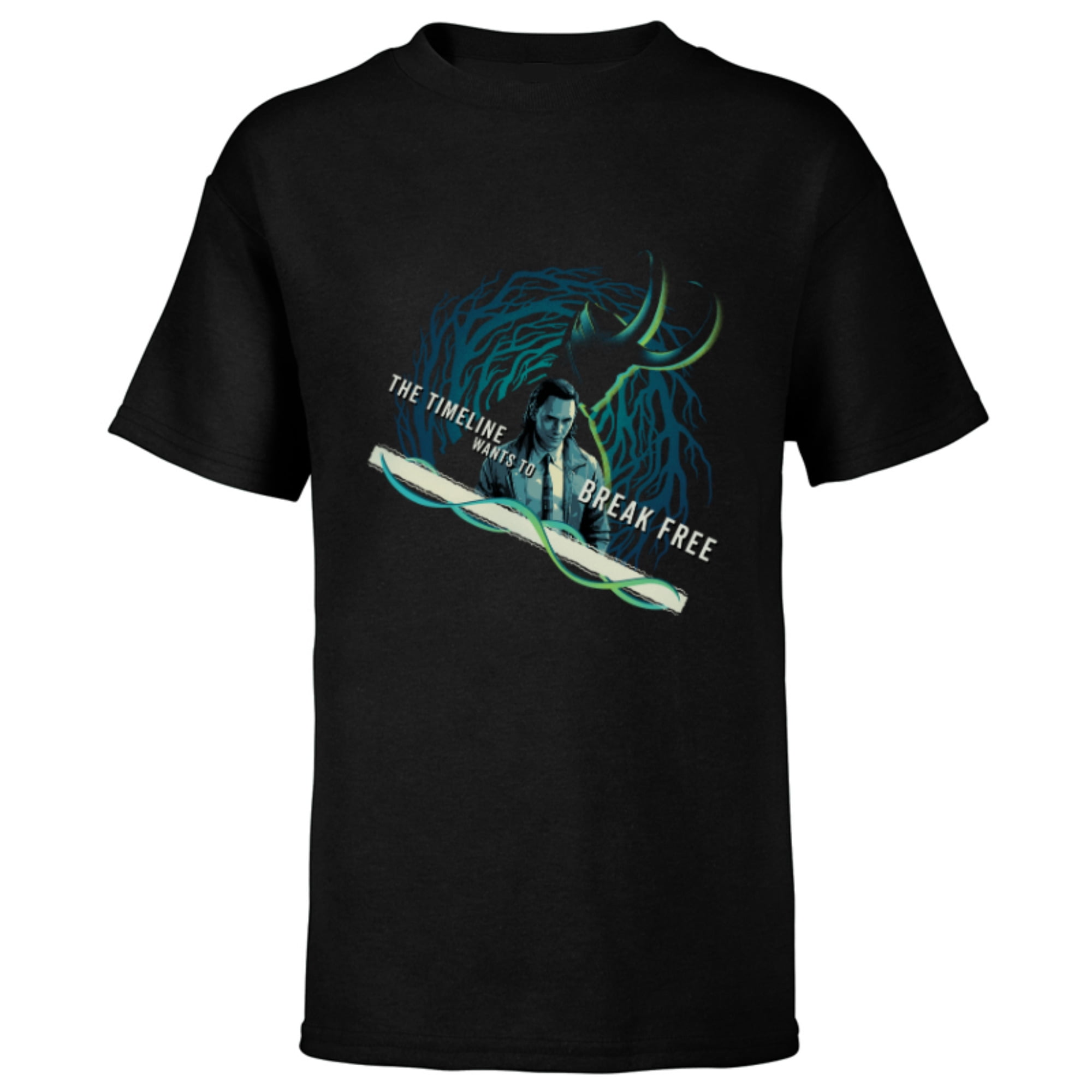 Marvel Loki The Timeline Wants to Break Free - Short Sleeve T-Shirt for ...