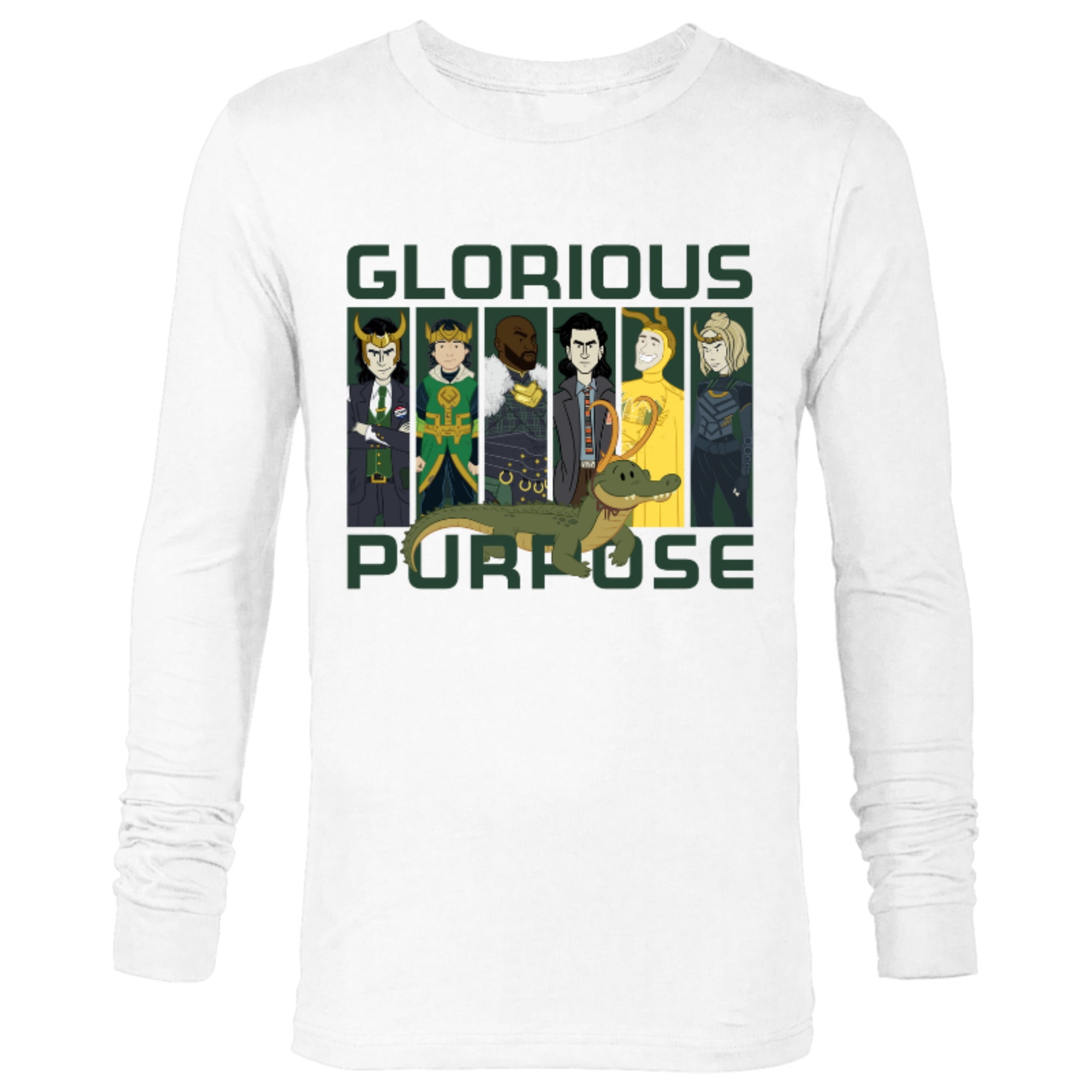 Marvel Loki Variants Alligator Loki Glorious Purpose - Long Sleeve T ...