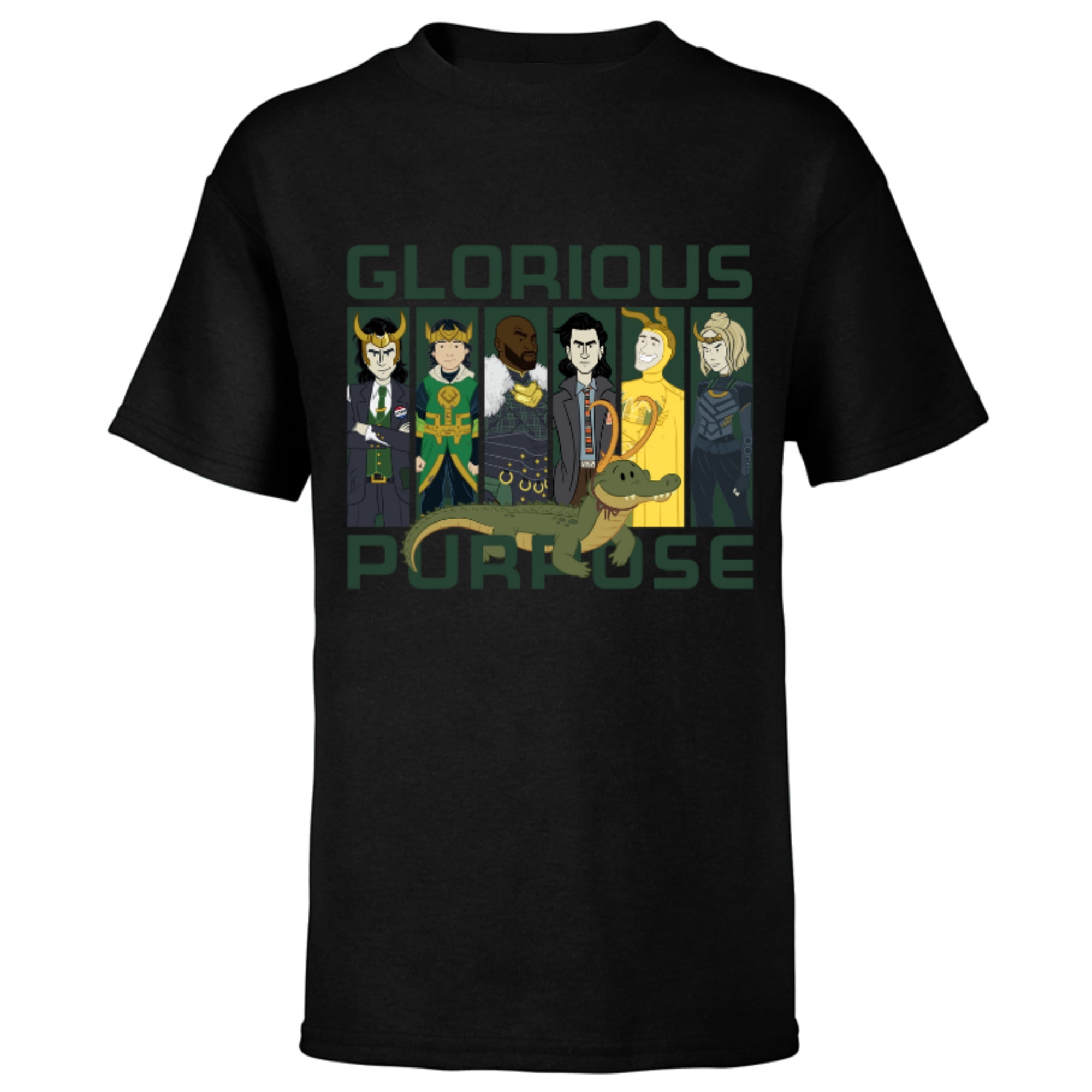 Marvel Loki Variants Alligator Loki Glorious Purpose - Short Sleeve T ...