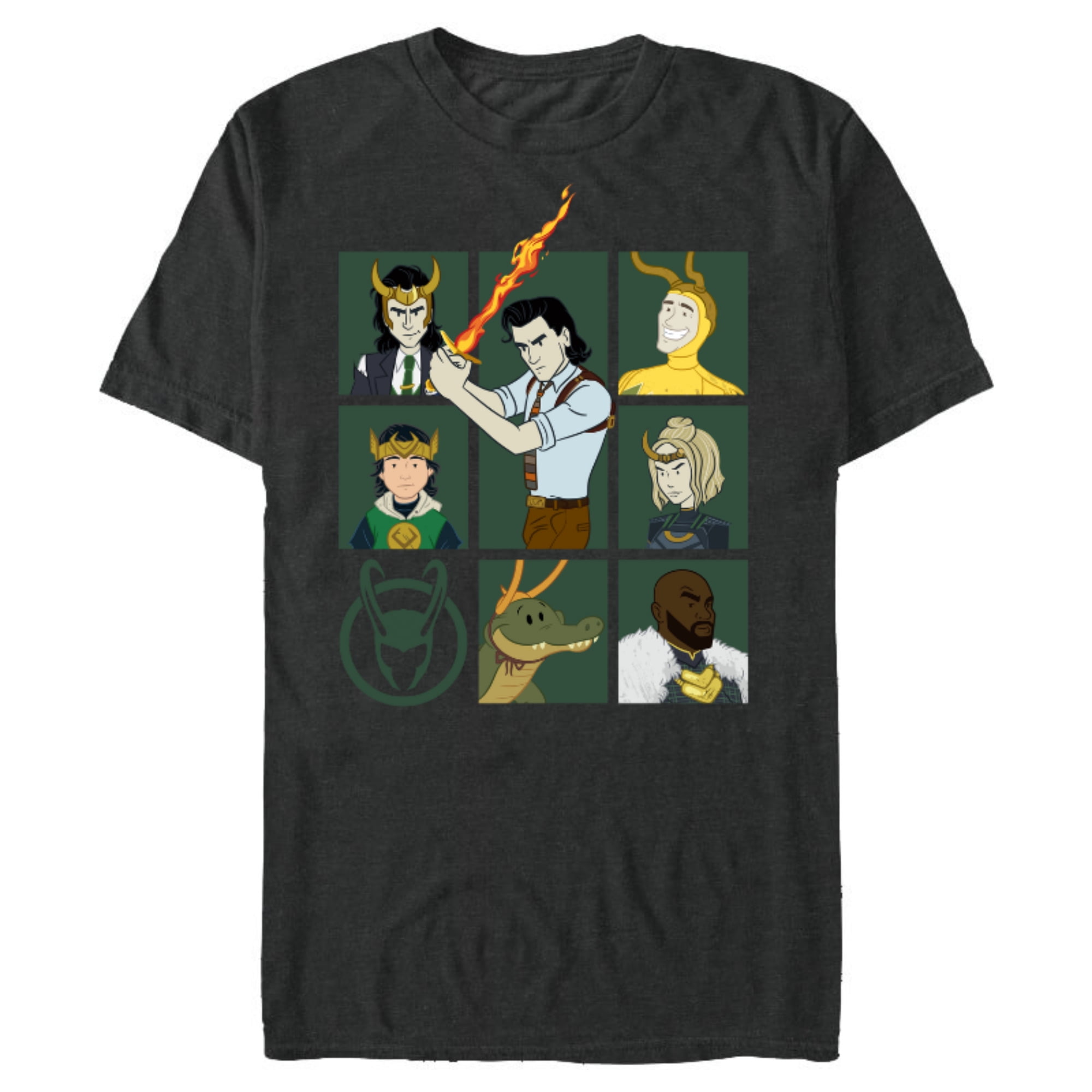 Marvel Loki Variants Alligator Loki Sylvie Character Grid - Short ...