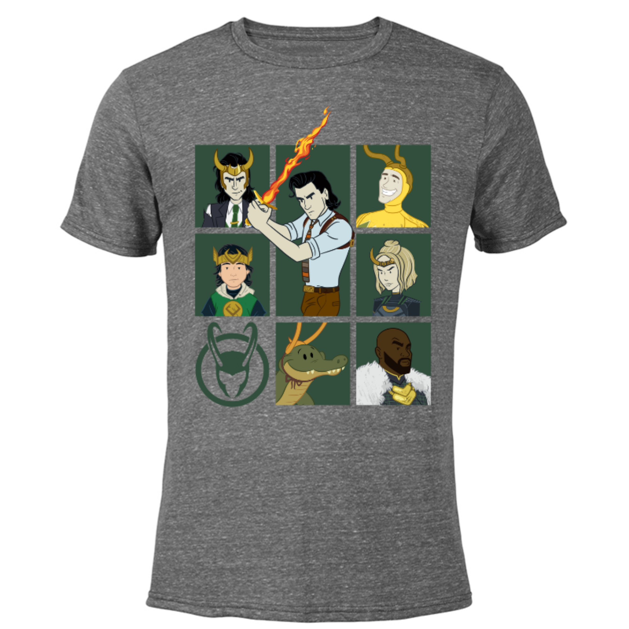 Marvel Loki Variants Alligator Loki Sylvie Character Grid - Short ...