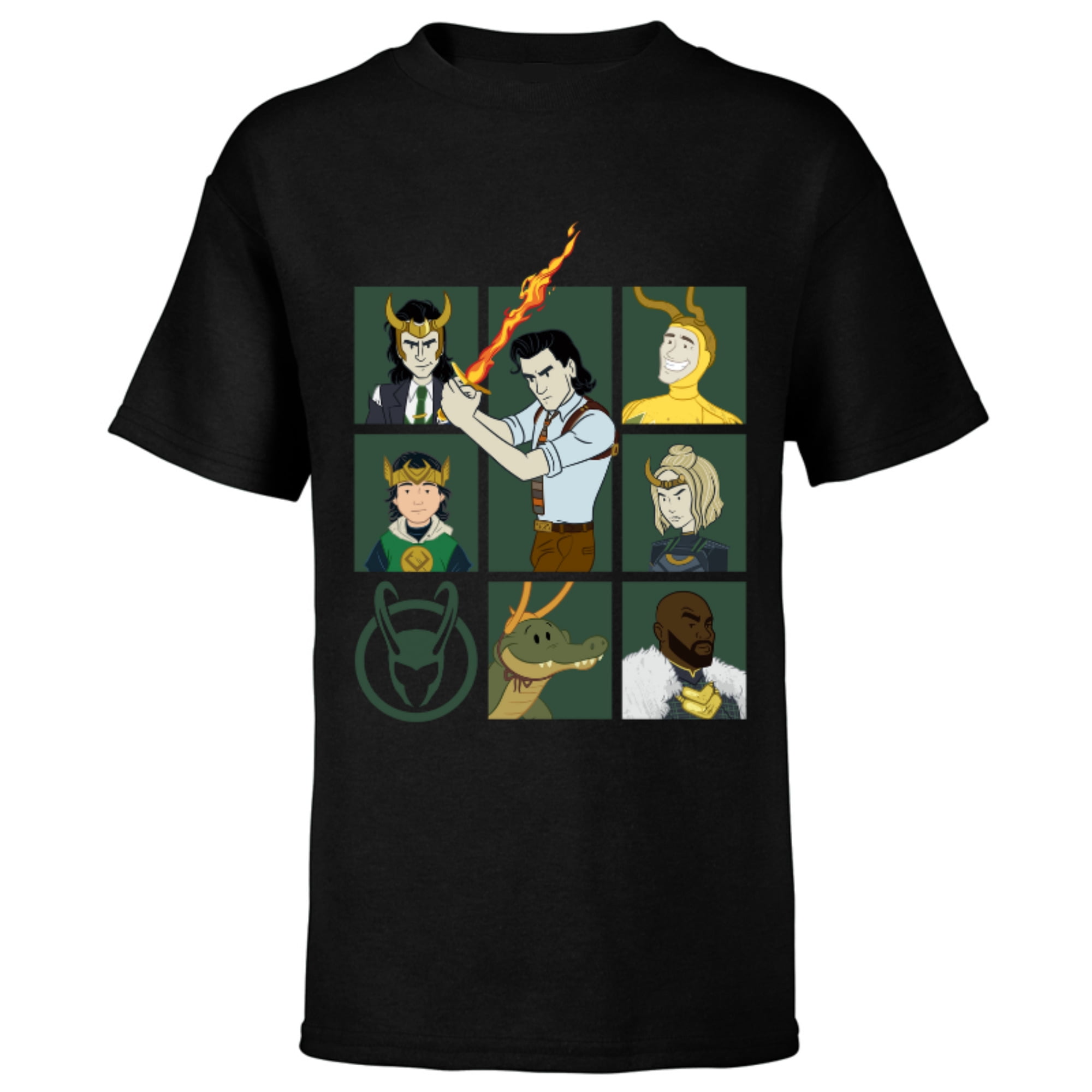 Marvel Loki Variants Alligator Loki Sylvie Character Grid - Short ...