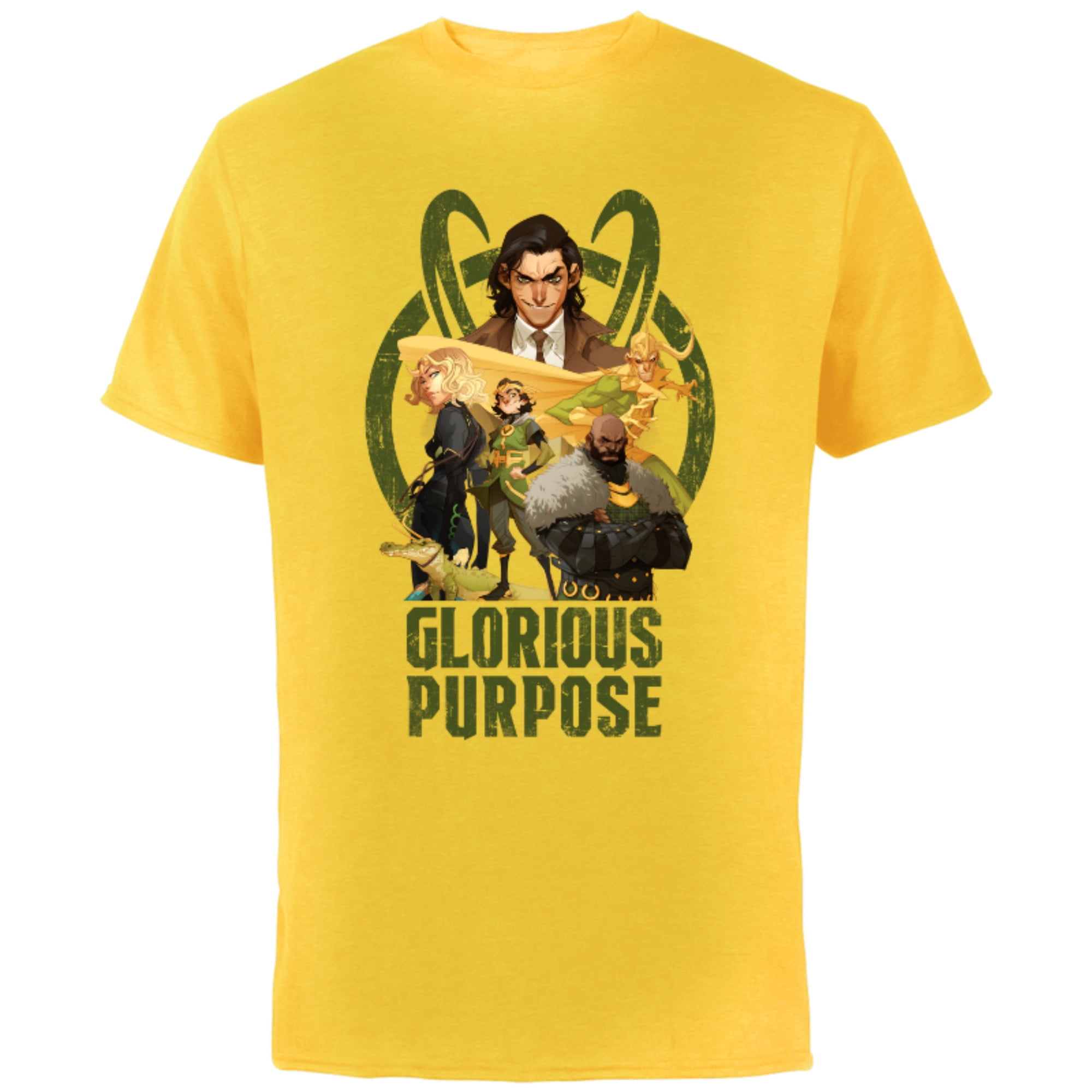 Marvel Loki Variants Glorious Purpose - Short Sleeve Cotton T-Shirt for ...