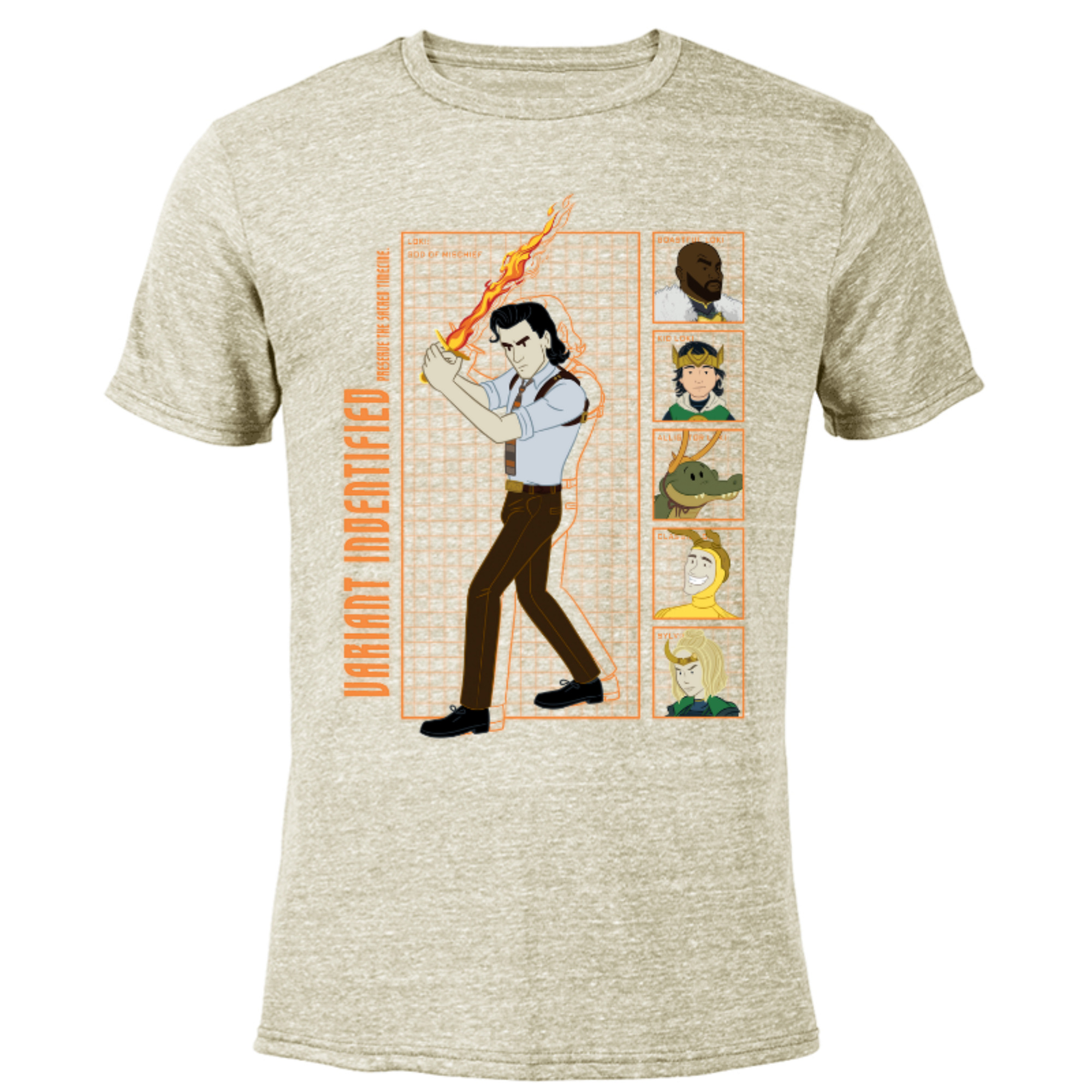 Marvel Loki Variants Identified - Short Sleeve Blended T-Shirt for ...