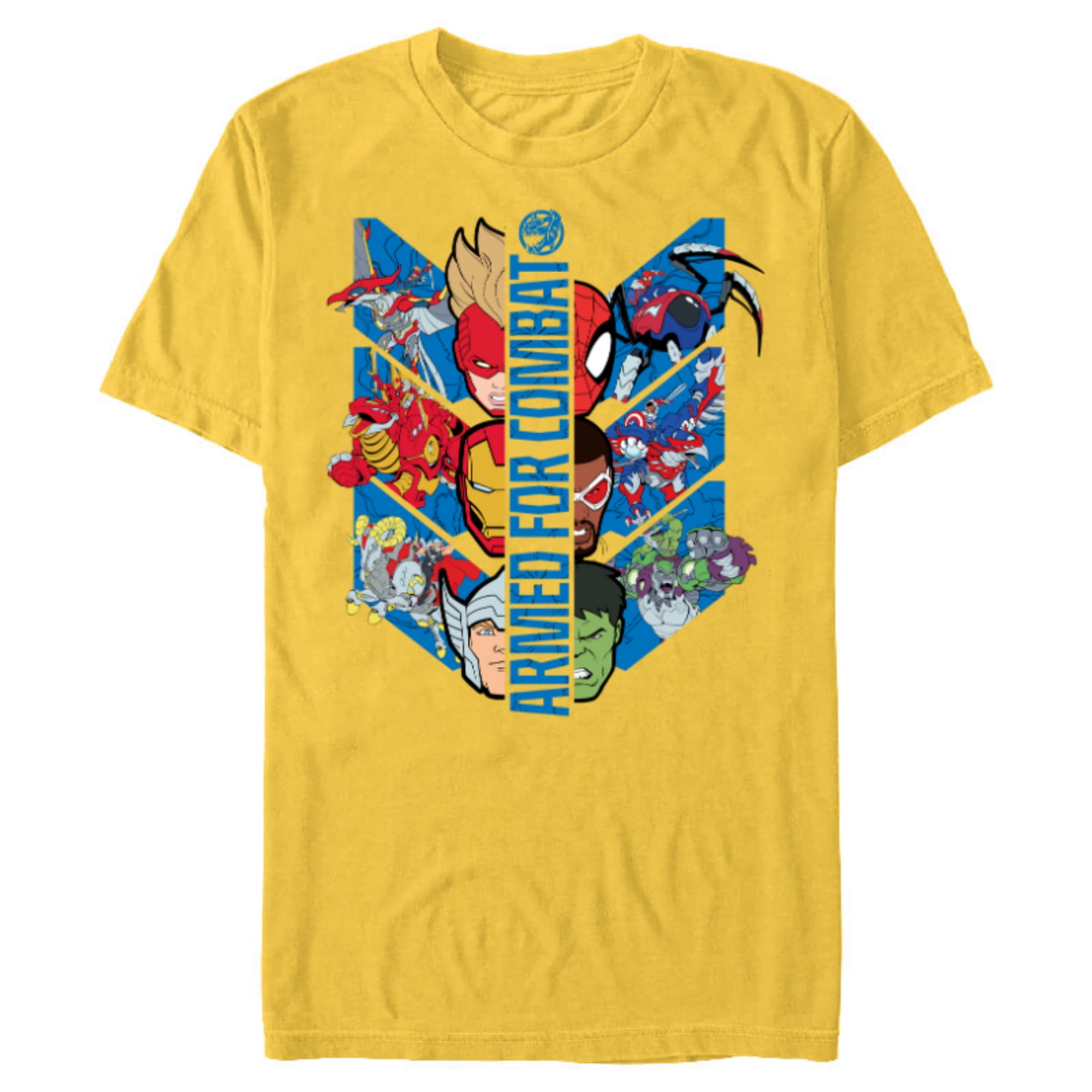 Marvel Mech Strike: Mechasaurs Avengers Armed for Combat - Short Sleeve ...