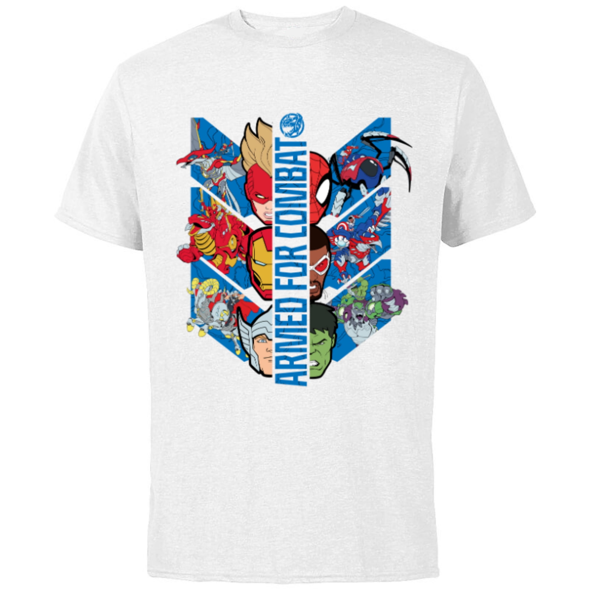 Marvel Mech Strike: Mechasaurs Avengers Armed for Combat - Short Sleeve ...