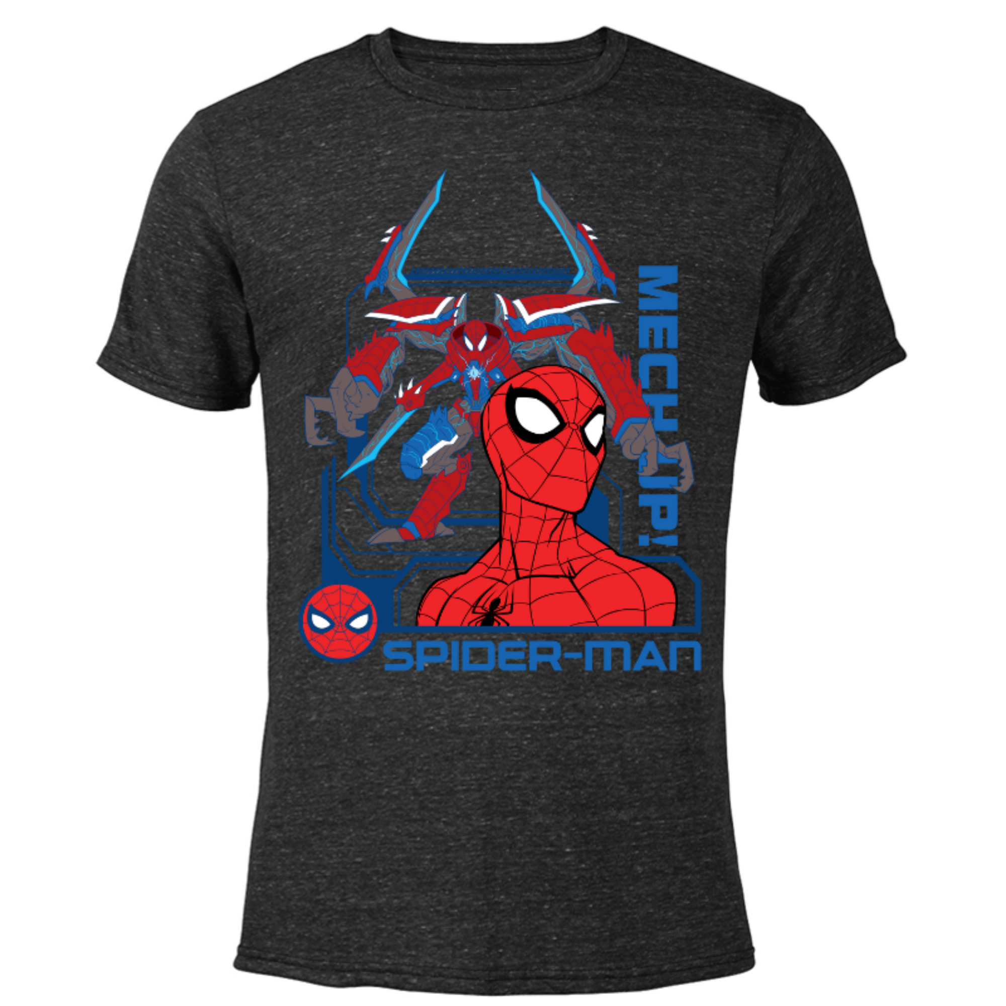Marvel Mech Strike: Monster Hunters Spider-Man Mech Up - Short Sleeve ...