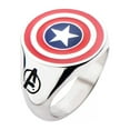 Marvel Men's Stainless Steel Shield Logo Ring - Walmart.com