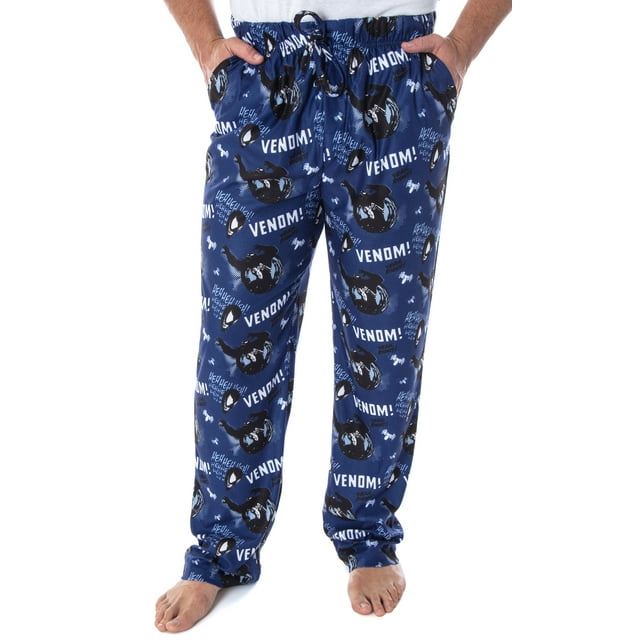 Marvel Men's Venom Vintage Character Adult Sleep Lounge Pajama Pants ...