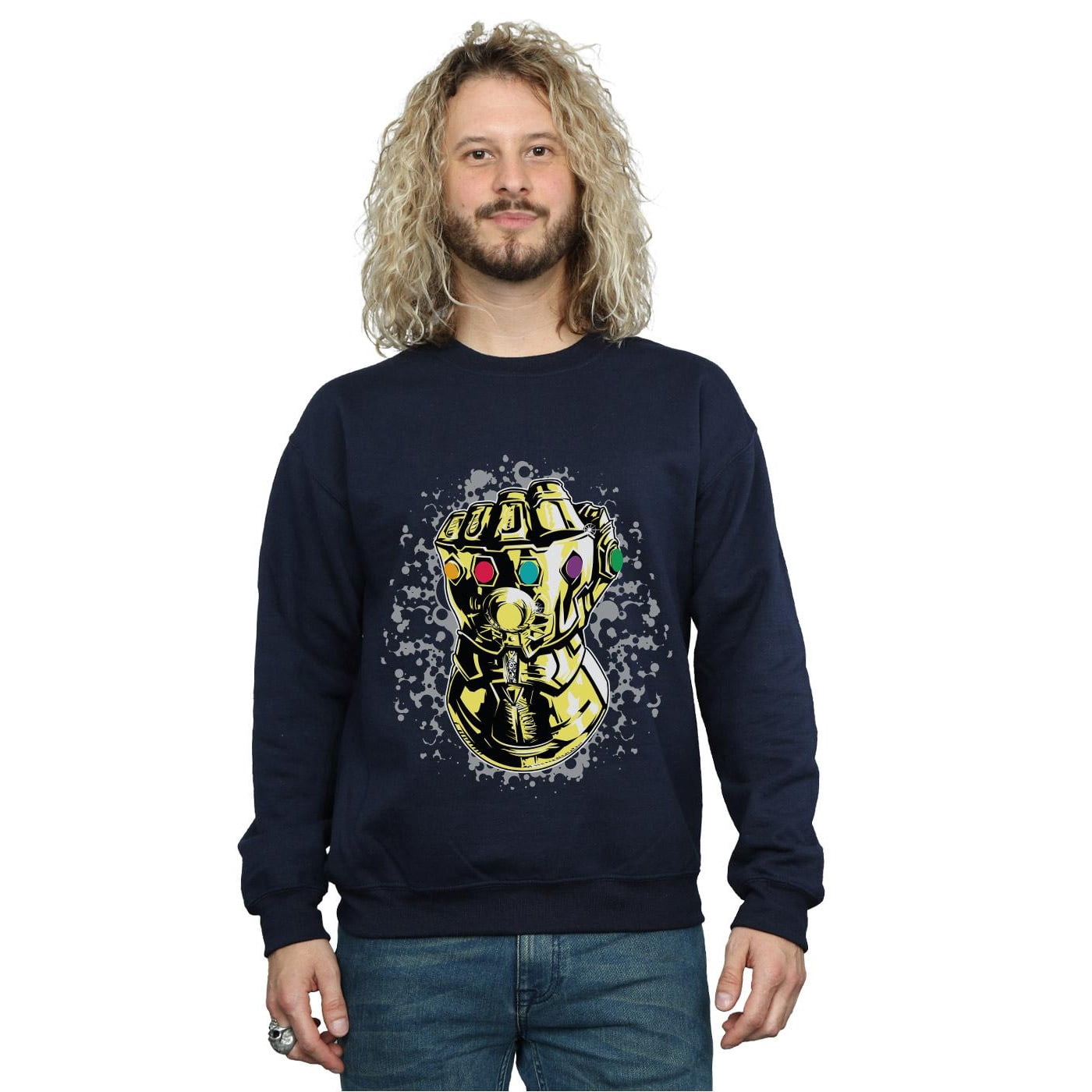 Marvel Mens Avengers Infinity War Thanos Fist Sweatshirt - Walmart.com
