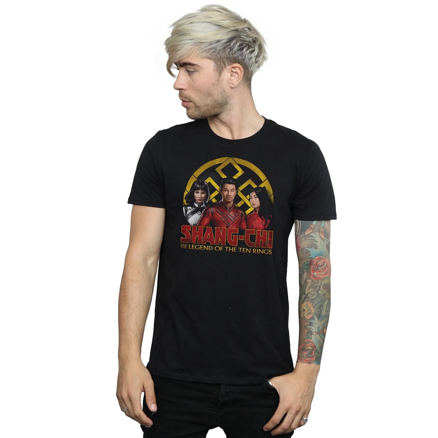 Marvel Mens Shang-Chi And The Legend Of The Ten Rings Group Logo Emblem ...