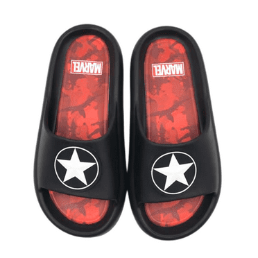 Marvel Comics Superhero Characters Men’s Sandals Slides - Walmart.com
