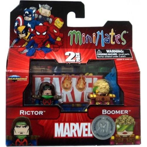 Marvel MiniMates Rictor & Boomer Minifigure 2-Pack - Walmart Business ...