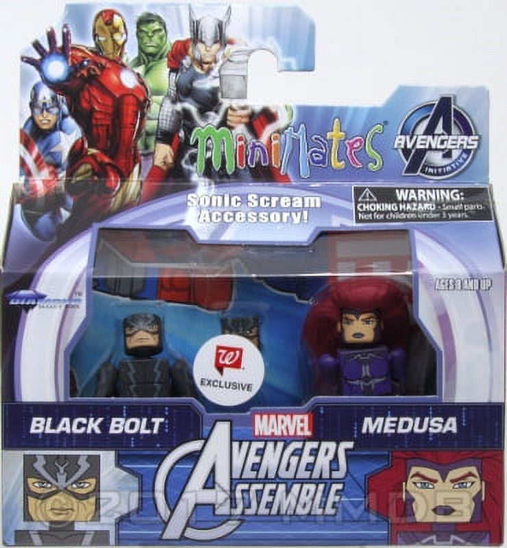 Marvel Minimates - Black Bolt and Medusa Inhumans - Walmart.com