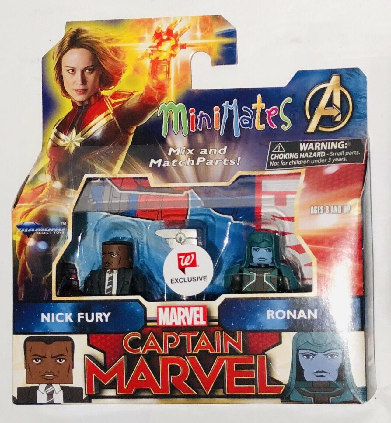 Marvel Minimates Captain Marvel - Nick Fury and Ronan - Walmart.com