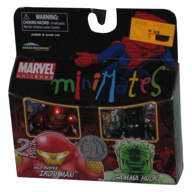 Marvel Minimates Hulk Buster Iron Man & Gamma Hulk (2011) Diamond ...