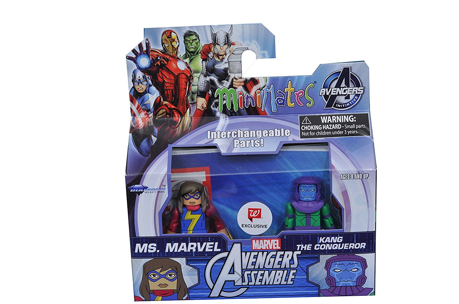 Marvel Minimates - Ms. Marvel & KANG THE CONQUEROR Avengers Assemble ...