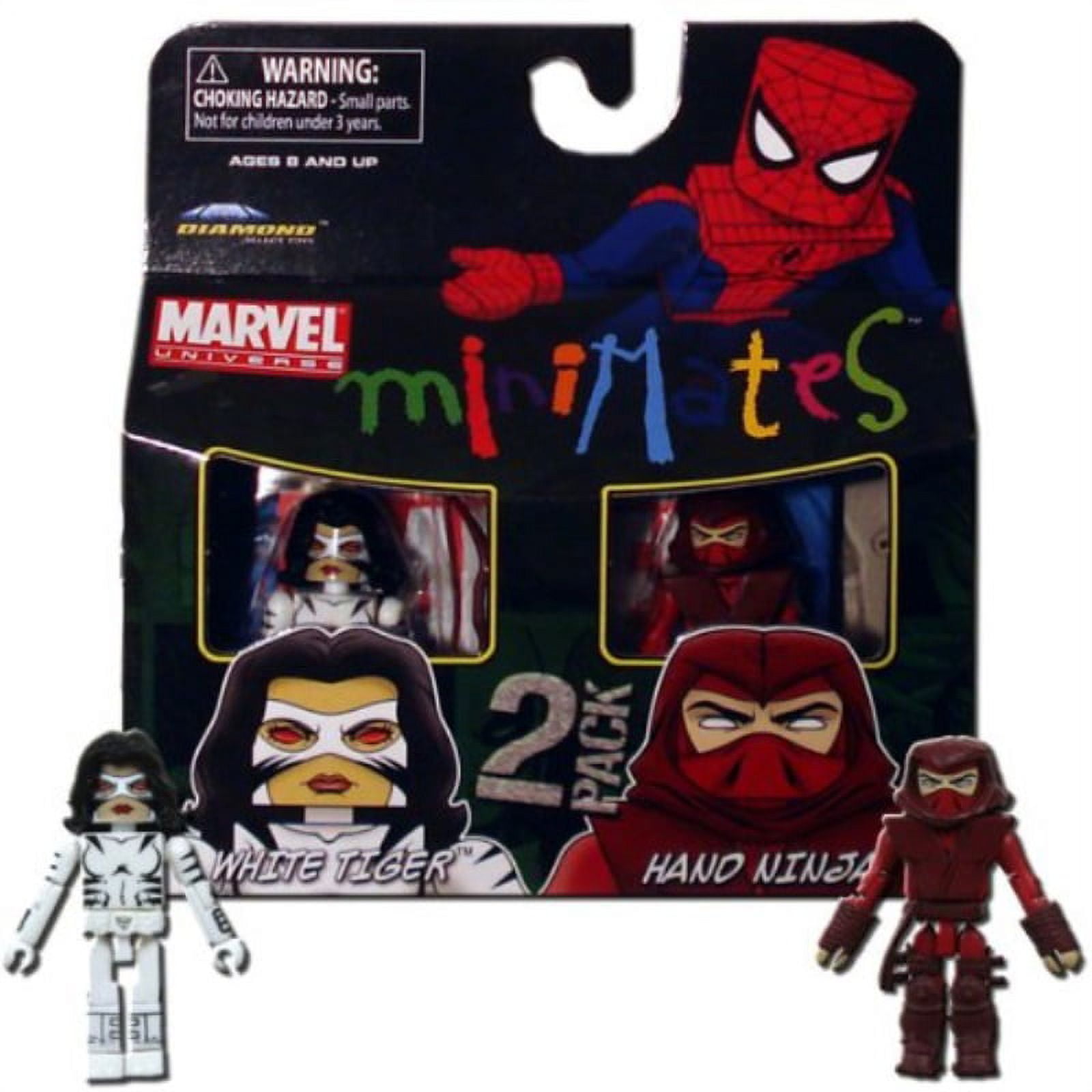 Marvel Minimates Series 38 Mini Figure 2Pack White Tiger Hand Ninja by ...