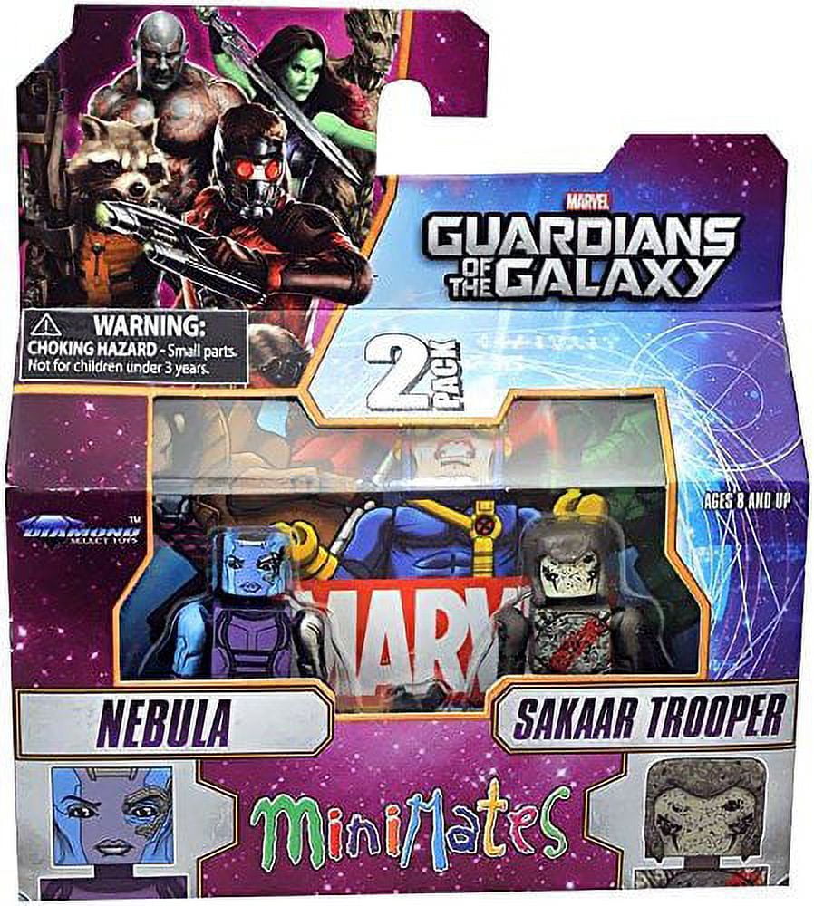 Marvel Minimates Series 57 Nebula & Sakaar Soldier Minifigure 2-Pack ...