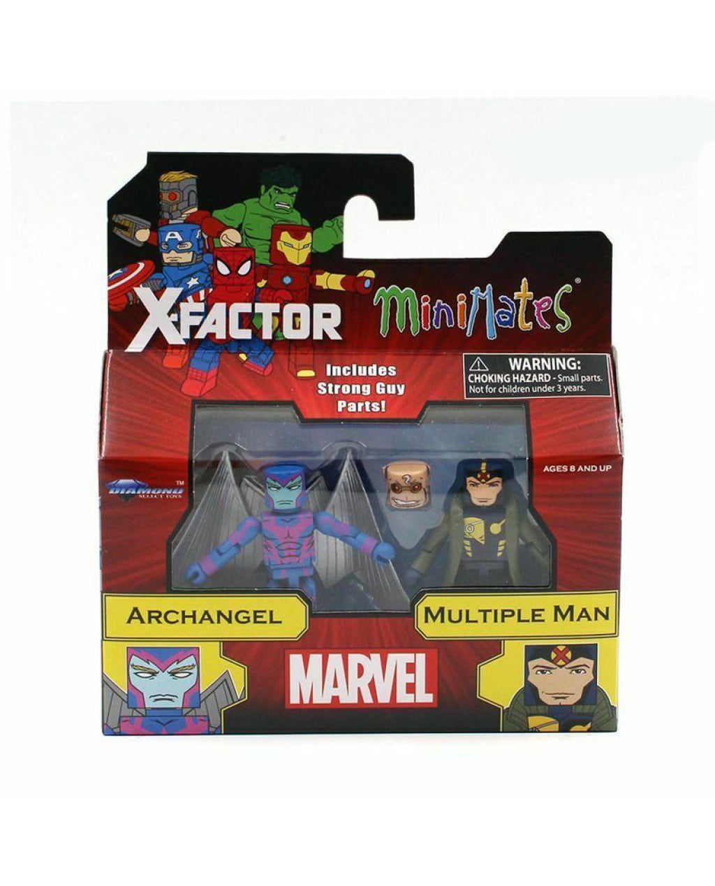 Marvel Minimates Series 78 X-Factor Archangel & Multiple Man 2-Pack ...