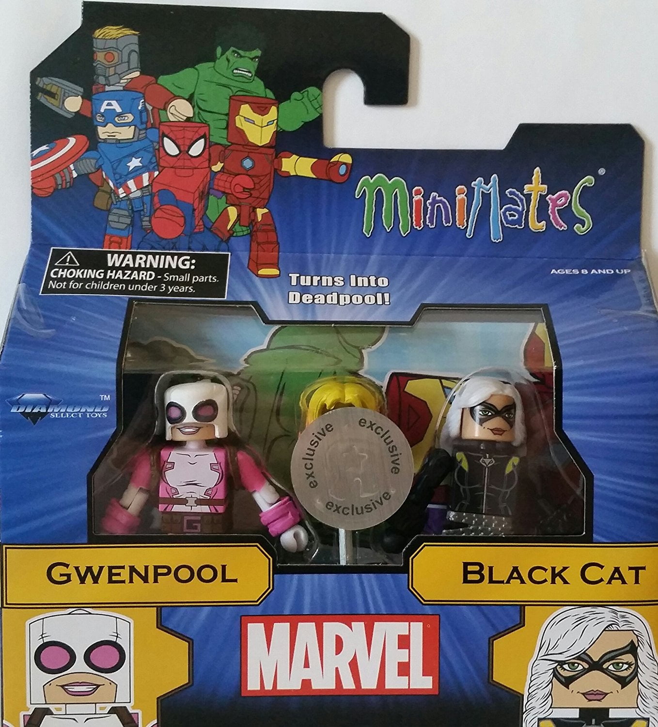 Marvel Minimates TRU24 - Gwenpool & Black Cat - Walmart.com