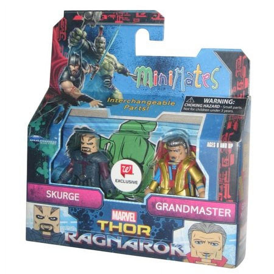 Marvel Minimates Thor Ragnarok Skurge & Grandmaster Figure Set ...