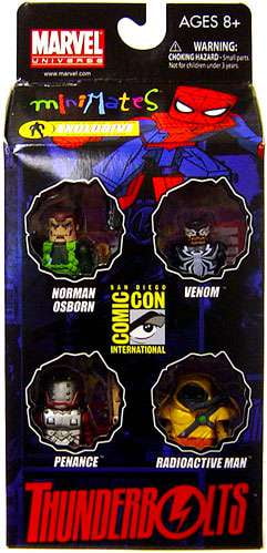Marvel Minimates Thunderbolts Mini Figure 4-Pack (Norman Osborn, Venom ...