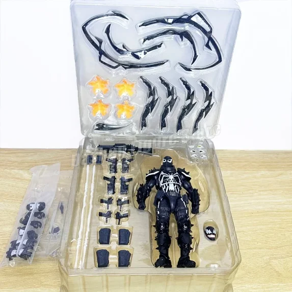 Amazing Yamaguchi Revoltech Agent Venom Action Figure Collection ...
