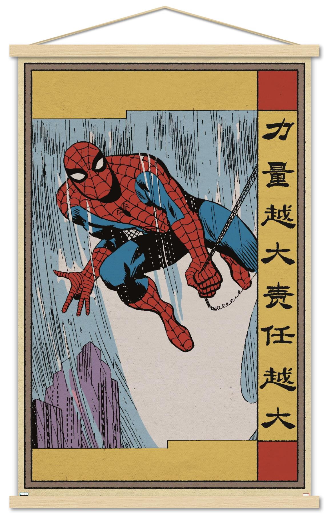 Marvel Modern Heritage - Spider-Man Wall Poster with Magnetic Frame, 22 ...