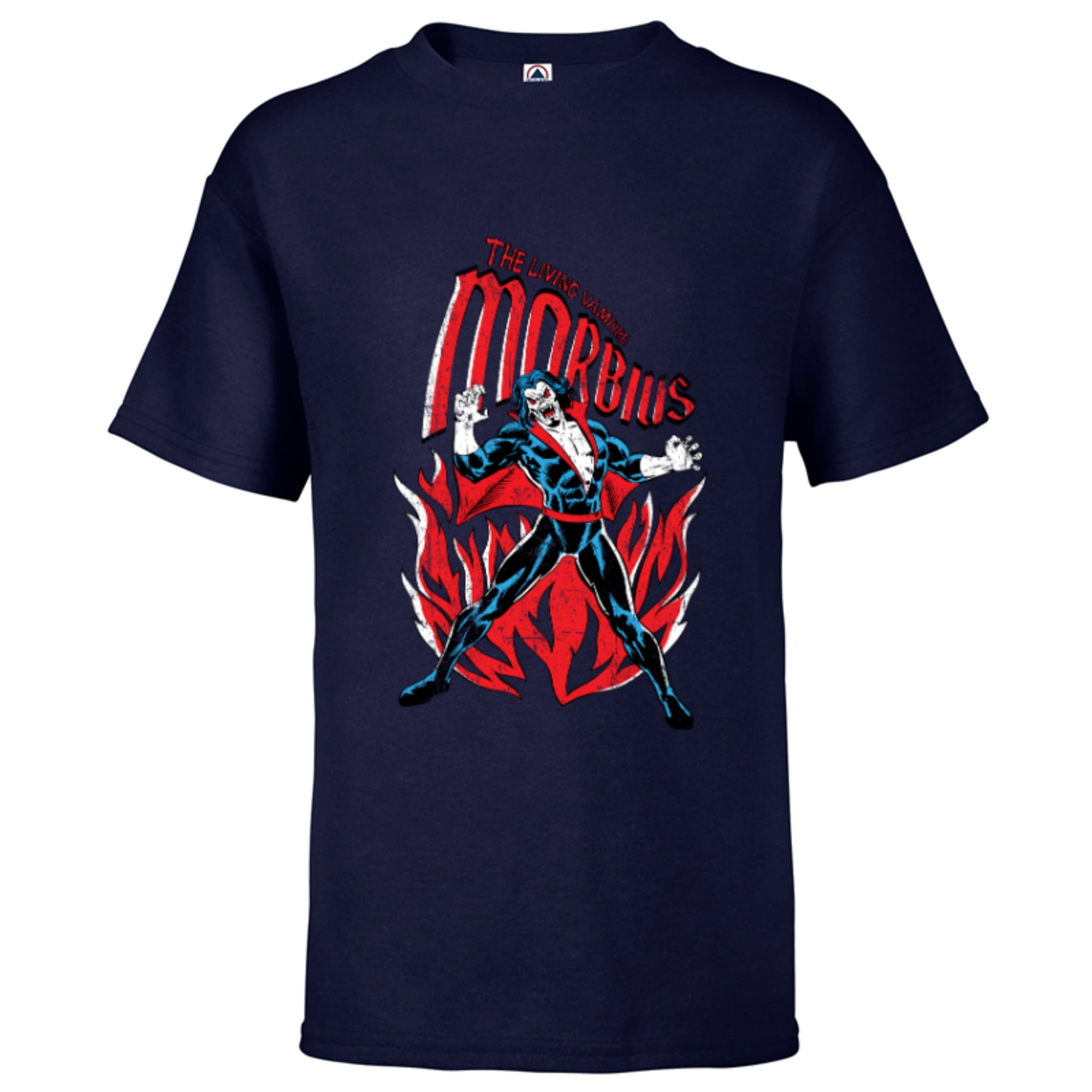 Marvel Monsters Morbius the Living Vampire Flames Distressed- Short ...