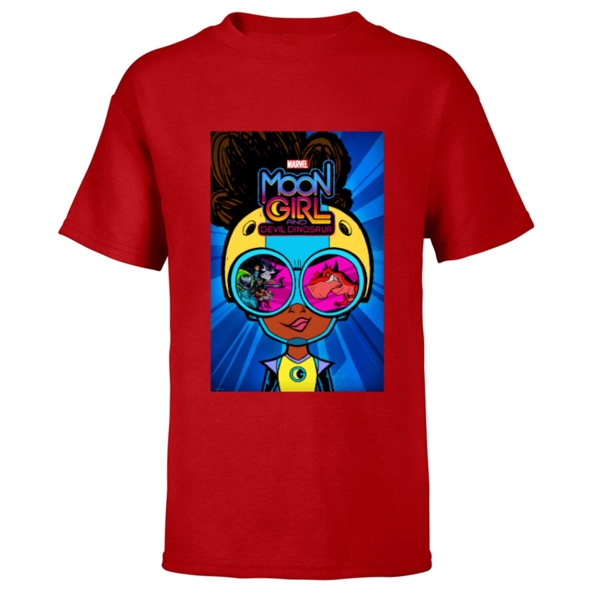 Marvel Moon Girl and Devil Dinosaur Goggles Good vs. Bad - Short Sleeve ...