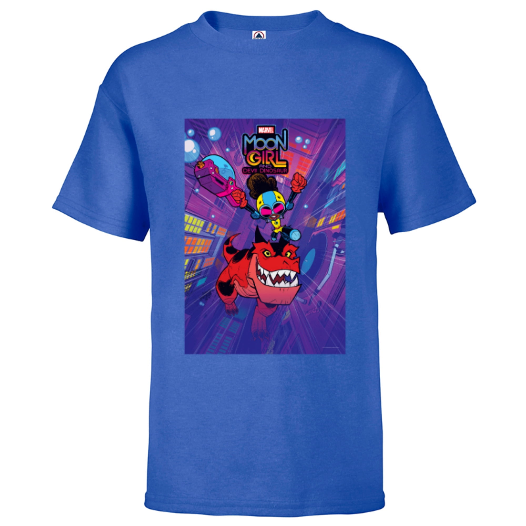 Marvel Moon Girl and Devil Dinosaur Series Poster and Logo - Short ...