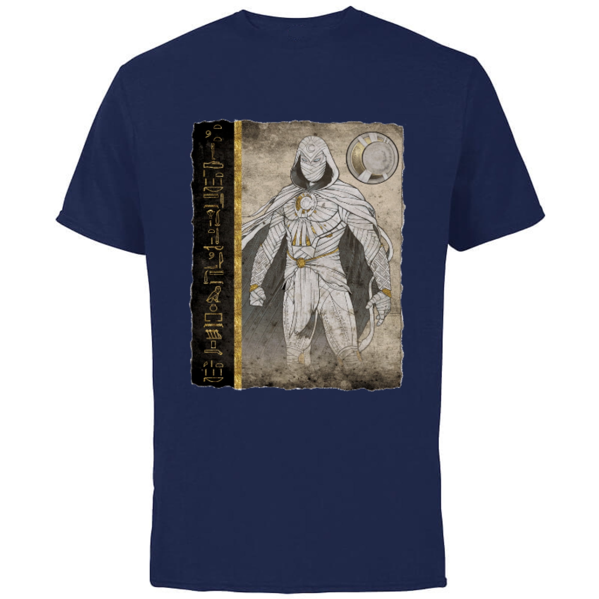 Marvel Moon Knight Egyptian Papyrus - Short Sleeve Cotton T-Shirt for ...