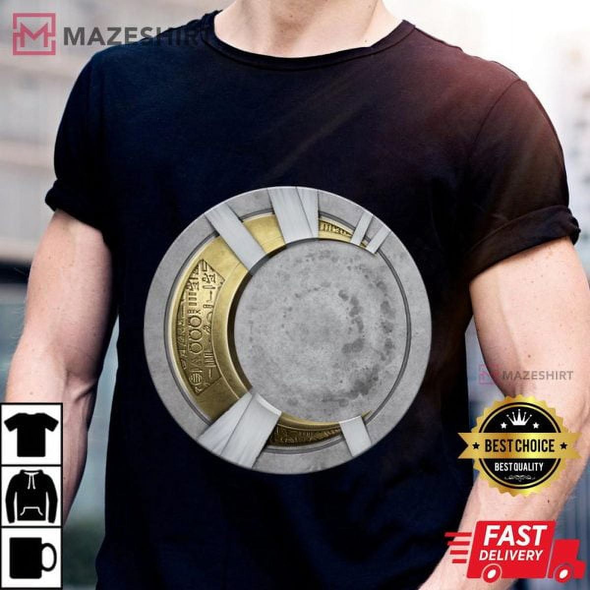 Marvel Moon Knight Logo Egyptian Hieroglyphs Cartoon T-Shirt - Walmart.com