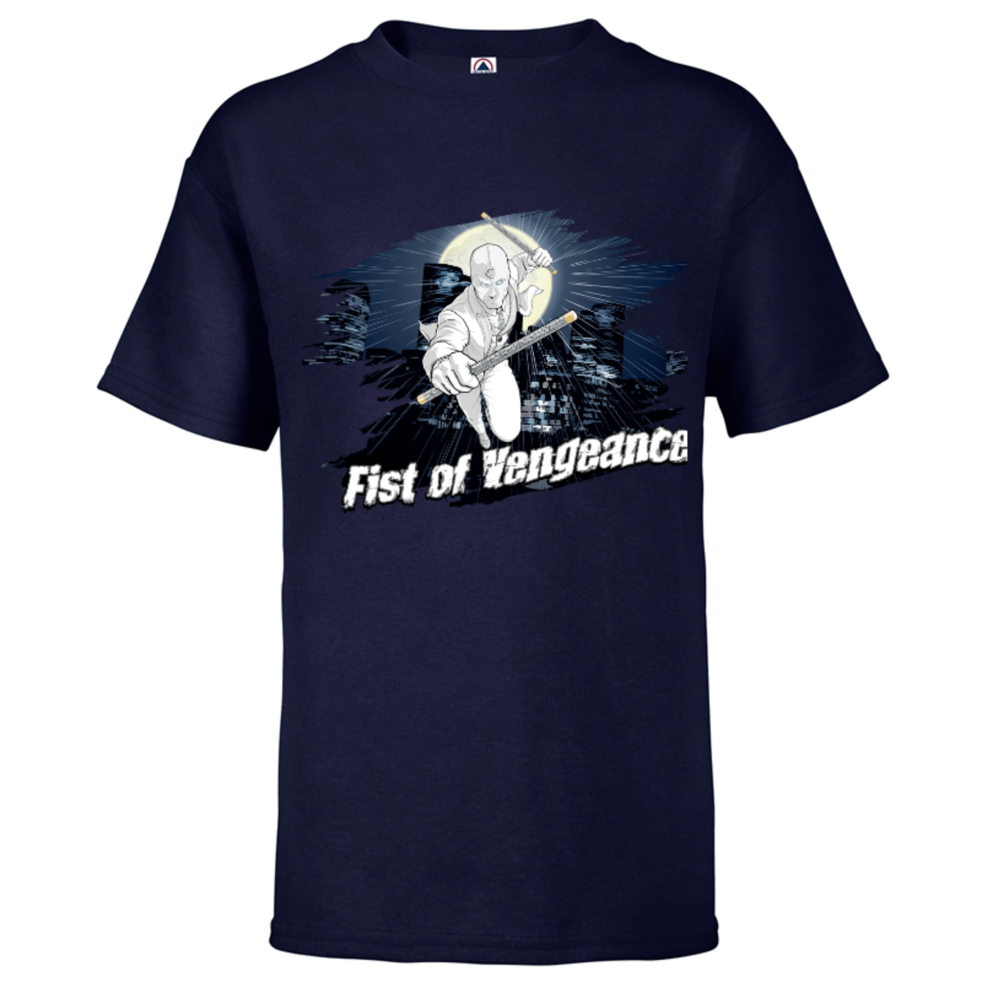 Marvel Moon Knight Mr. Knight Batons Fist of Vengeance - Short Sleeve T ...