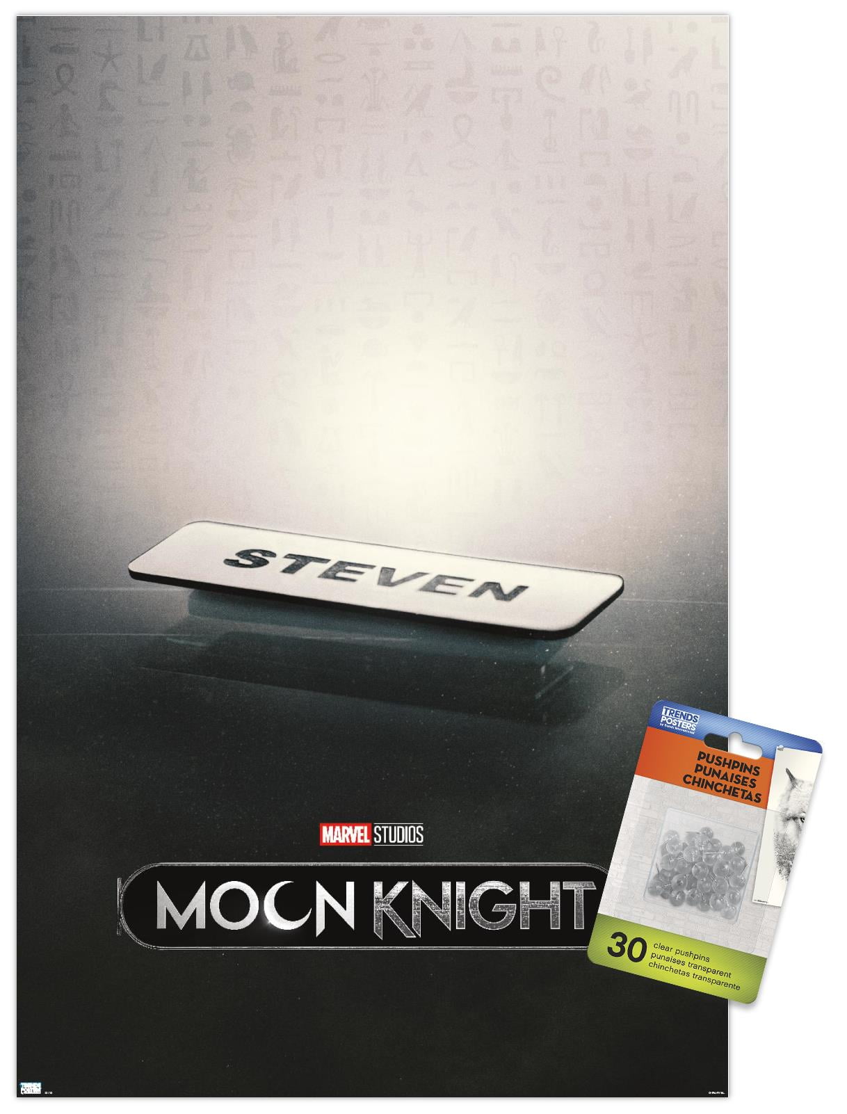 Marvel Moon Knight - Steven Name Tag One Sheet Wall Poster with Push ...